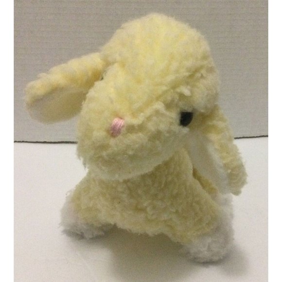 Toys | Vintage Eden Yellow Lamb Fleece Stuffed Animal Plush | Poshmark